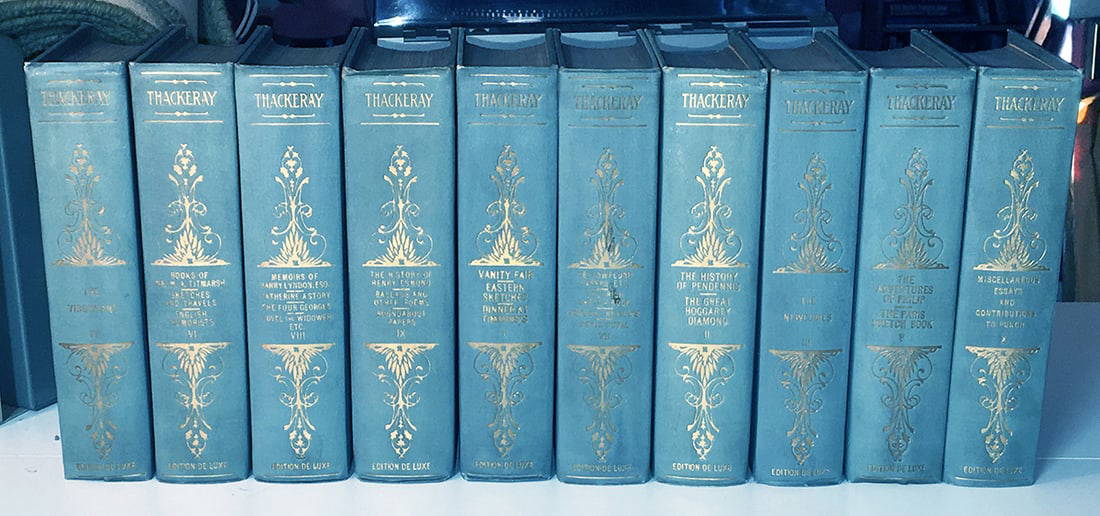 Works Of Thackeray - Complete 10-vol. Set Auction