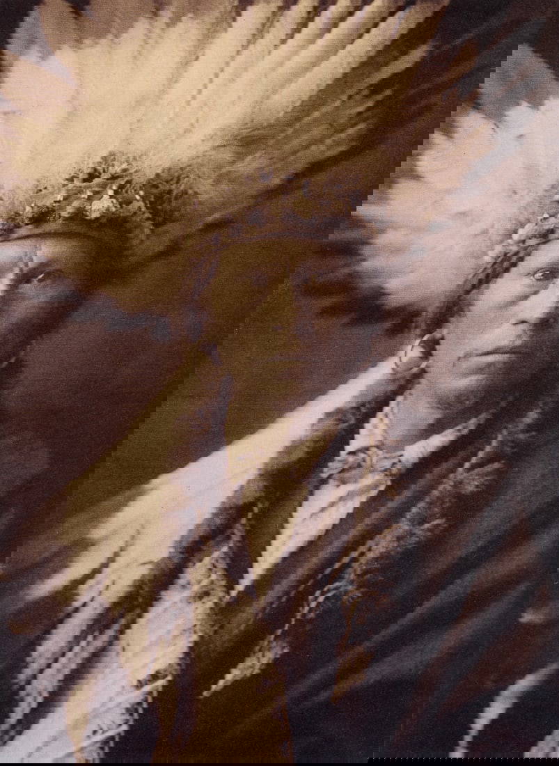 Edward Curtis - Chief Garfield - Jicarilla, 1904 Auction