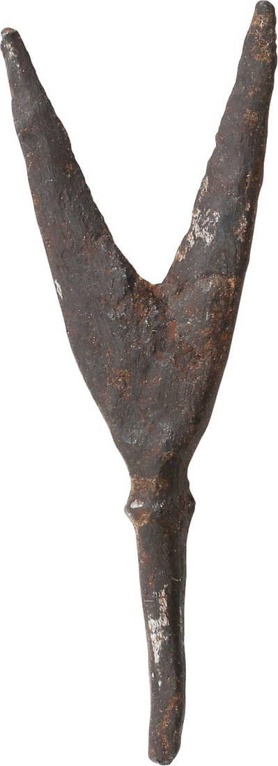 Rare Viking Forked Arrowhead, 10th-11th Century Ad Auction