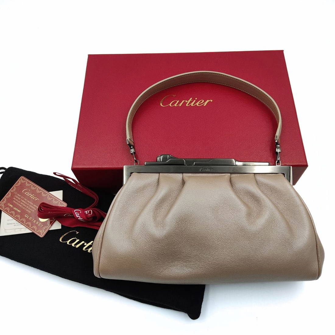 Buy Cartier Panthère Handbag In Champagne Leather | Jasper52 In Ny