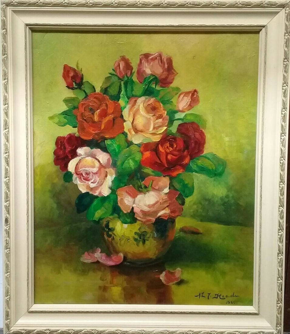 Manner Of Martin Johnson Heade (american, Oil Canvas Painting) Fine Art ...