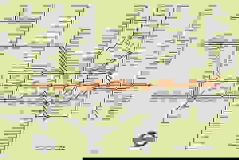 London Underground Tube Map Plan. Central Line Extension To Stratford ...