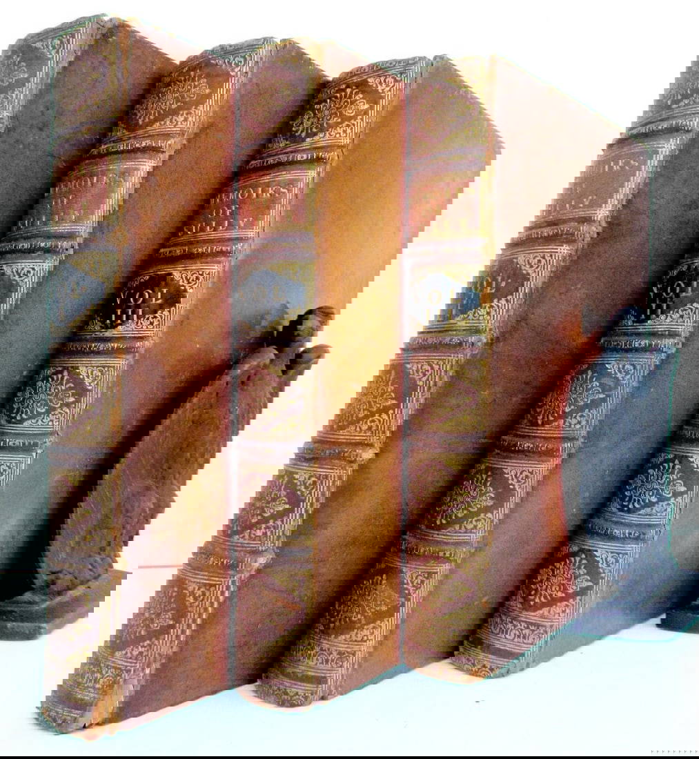 1756 Memoirs Of Maximilian De Bethune 3 Volumes Antique In English Auction