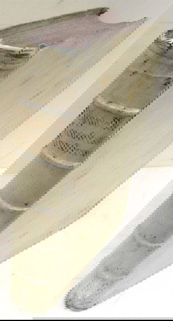 1723 Vellum Bound Folio Theology By Jacobi Pignatelli Antique Attractive Binding Auction