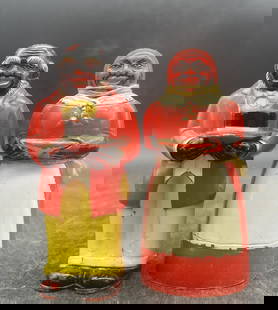 Aunt Jemima And Uncle Mose Salt And Pepper Shakers