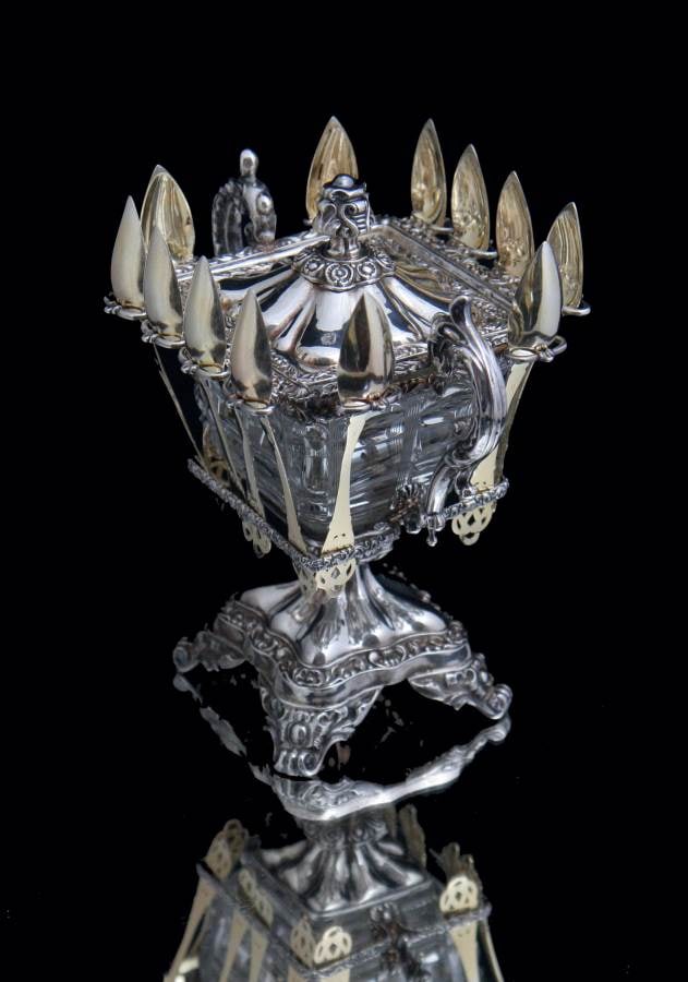 Fray - Antique French 950 Sterling Silver Louis Xvi Covered Jam Server ...