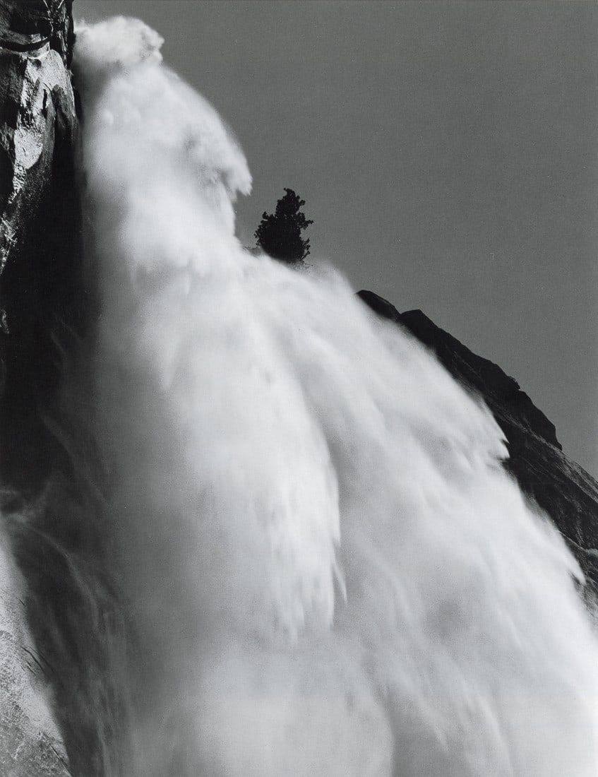 Ansel Adams Nevada Fall Profile, Yosemite, 1957