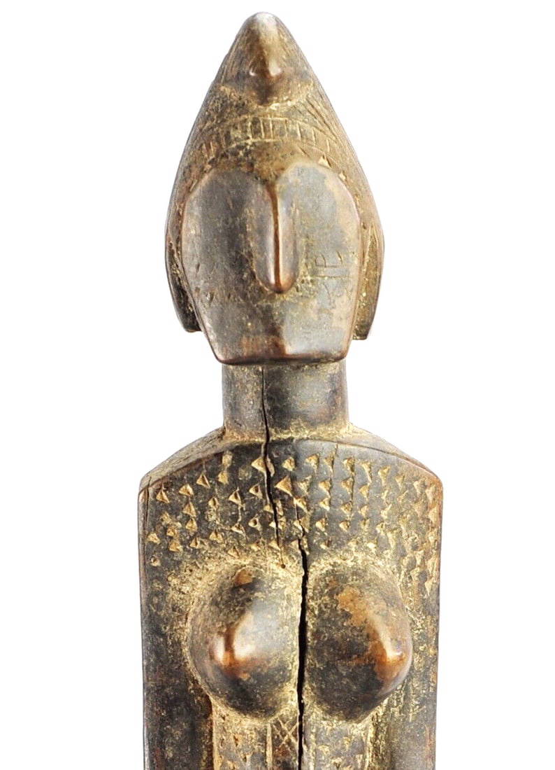 Bamana Cute Female Figure Wood Statue Bambara African Tribal Art 0822 ...