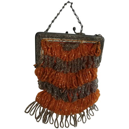 Antique Miniature Victorian Purse C: 1860's 1920s Purse / Art Nouveau ...