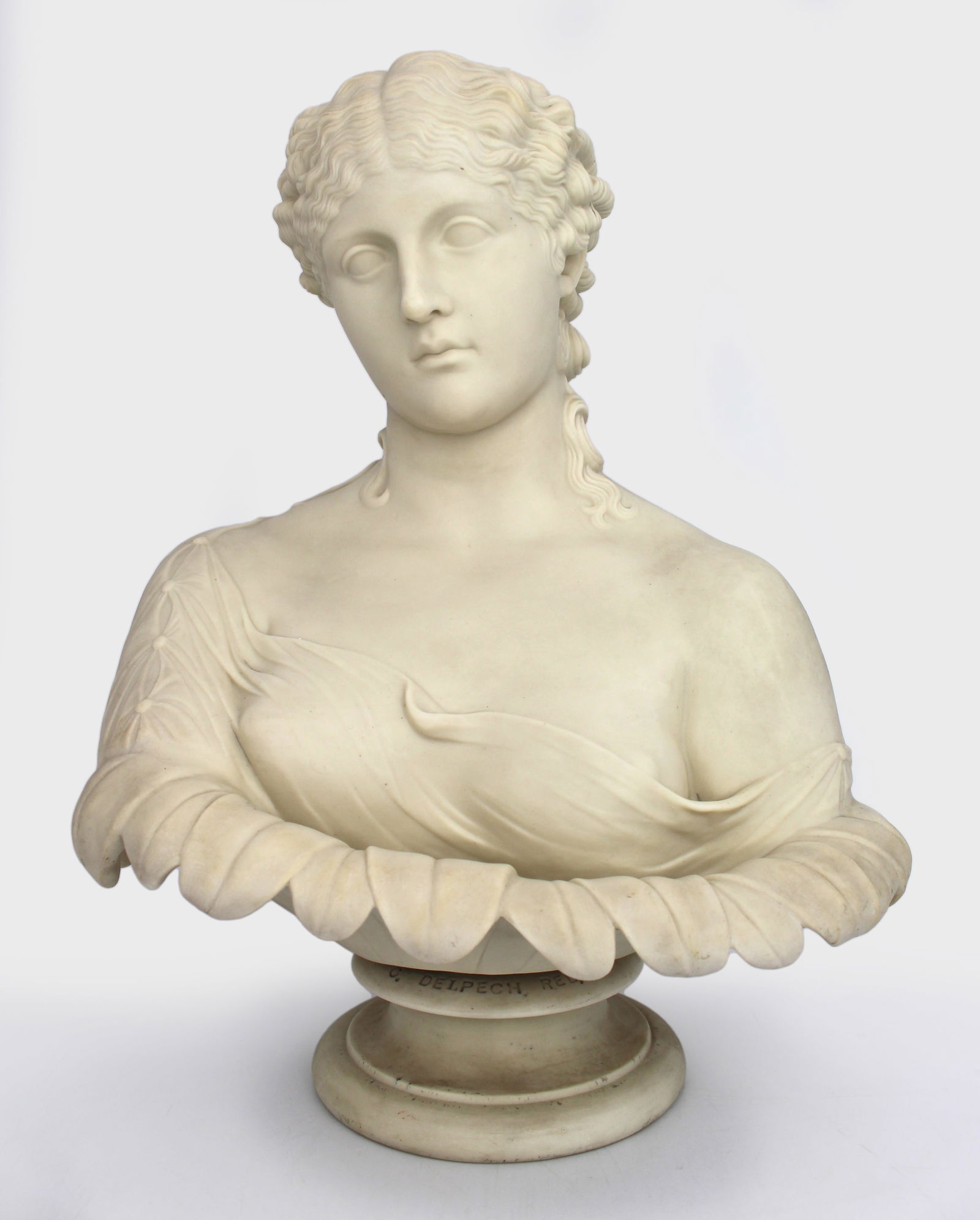 Buy Victorian Parian Ware Bust Of Clytie Sculpted By C. Delpech | Jasper52 In Ny