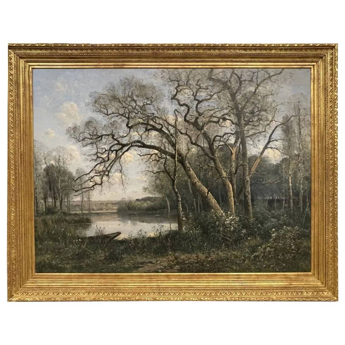 Louis Aime Japy "springtime, Oil On Canvas, Monumental, Sotheby's ...
