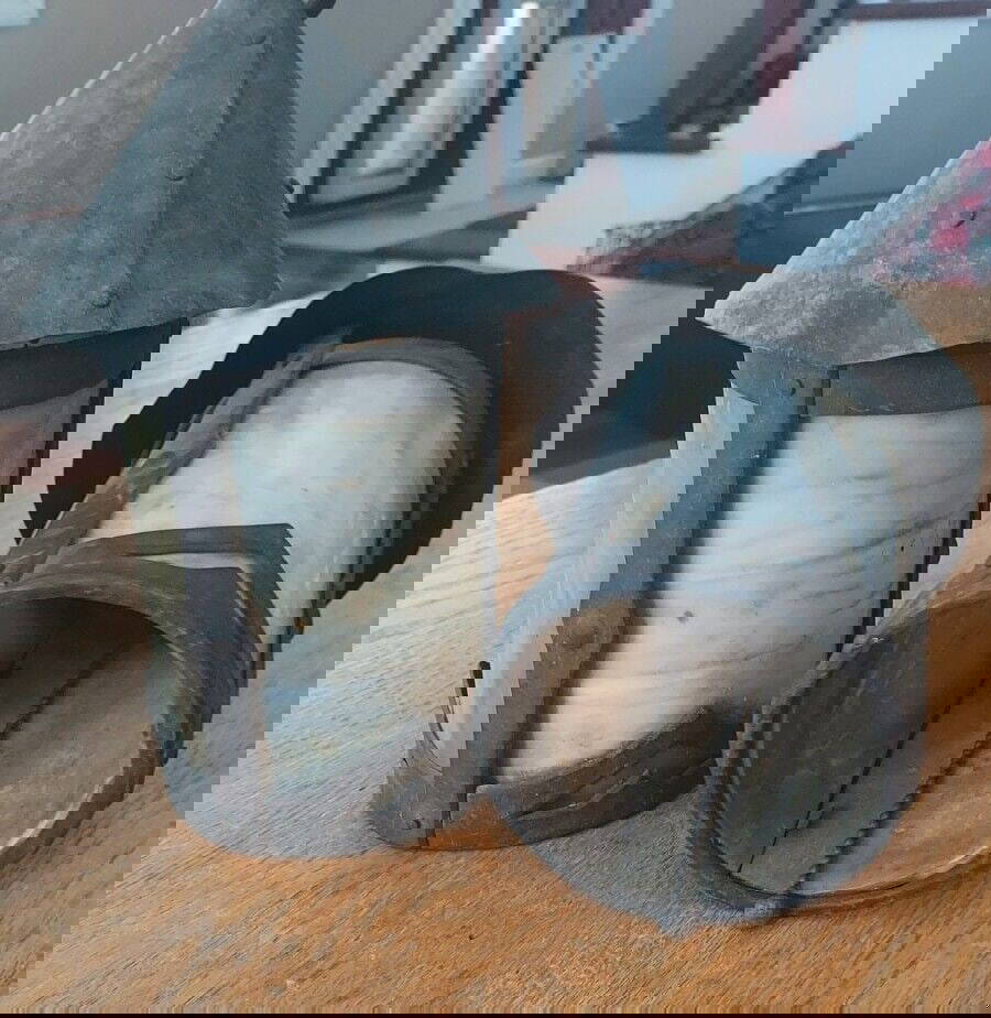 Arts & Crafts Copper Slag Glass Shades Pair 1920 Auction