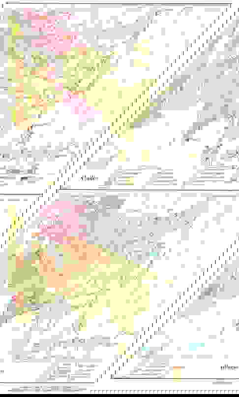Asia.asien;volker Race;religionen Religion 1958 Old Vintage Map Plan ...