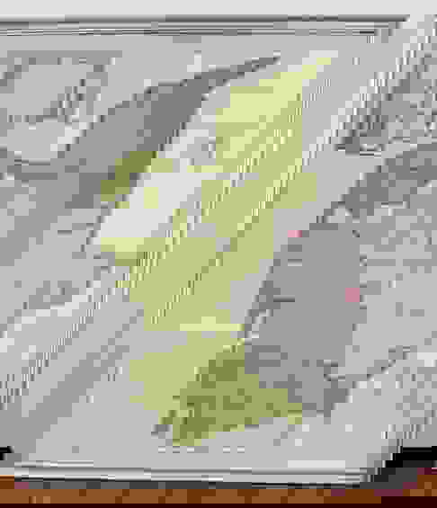 1710 Homann Map Of Denmark Iutiae Antique Capt. John Smith Antique Auction