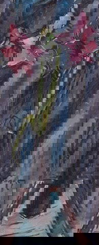 Ivan Franke, Swedish Artist. Oil On Canvas. Modernist Still Life With ...