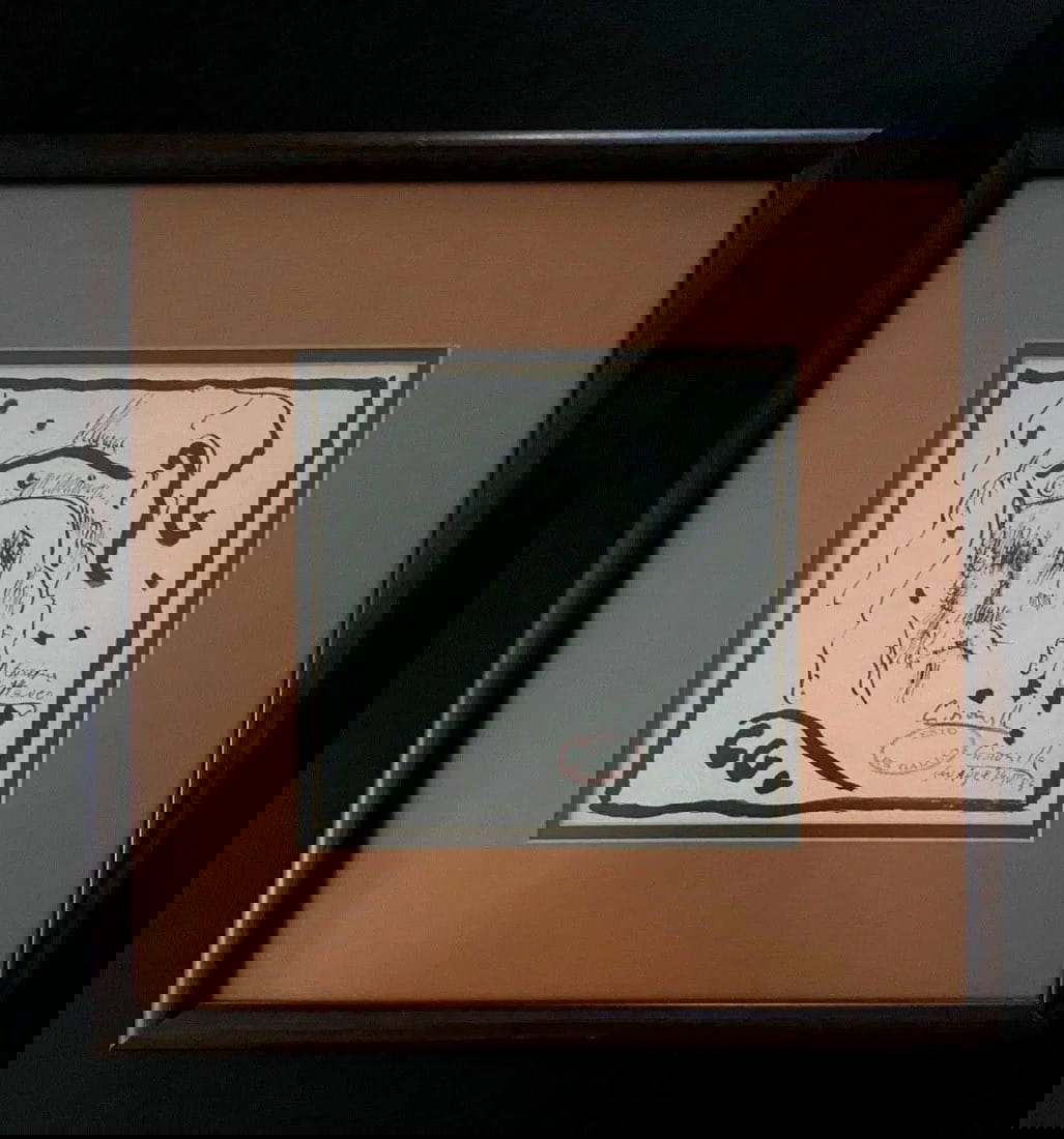 Alberto Gironella Authentic Lithograph "esto Es Gallo" Hand Signed In ...