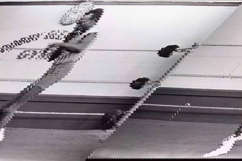 Baron Wolman Miles Davis, Gleason's Gym, Nyc 1969