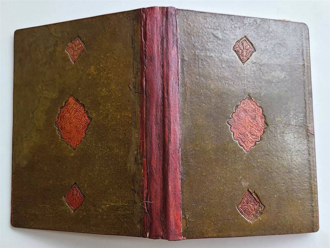 Buy 19th Century Poetry Manuscript In Chagatai Language Antique Islamic ...