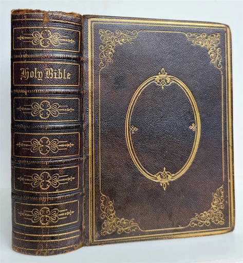 1862 Holy Bible In English Antique Americana Civil War Era Old & New ...