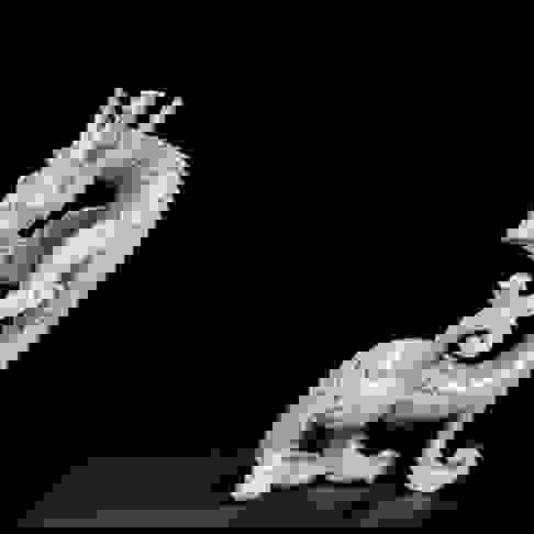 Old Chinese Hetian Jade Dragon Statue Auction