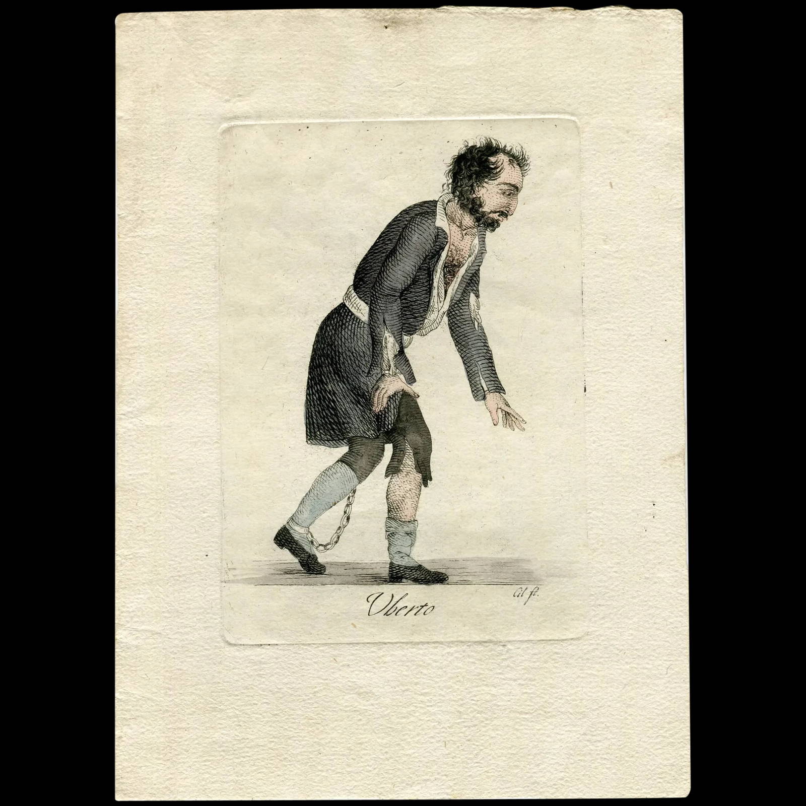 Oberto, Conte Di San Bonifacio - Verdi Opera - Antique Engraving Auction