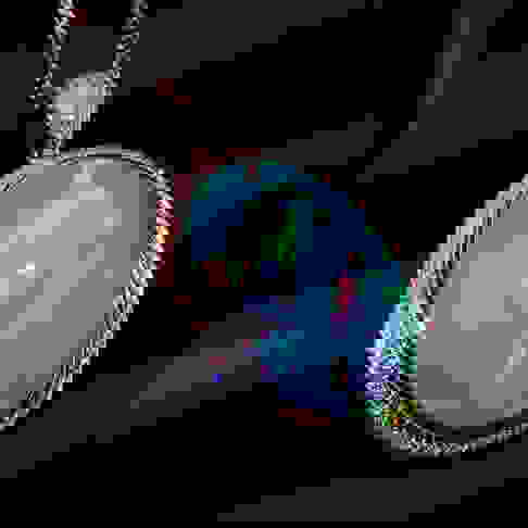 Buy 14k White Gold 1.45 Ctw Paparacha Sapphire & Diamond Ring ...