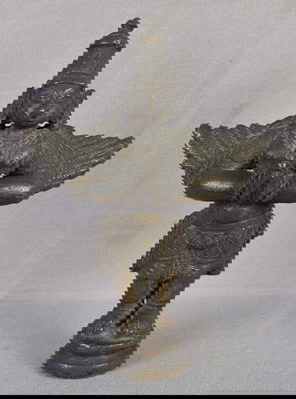 19c Indian Bronze Garuda Vehicle Of Vishnu Auction