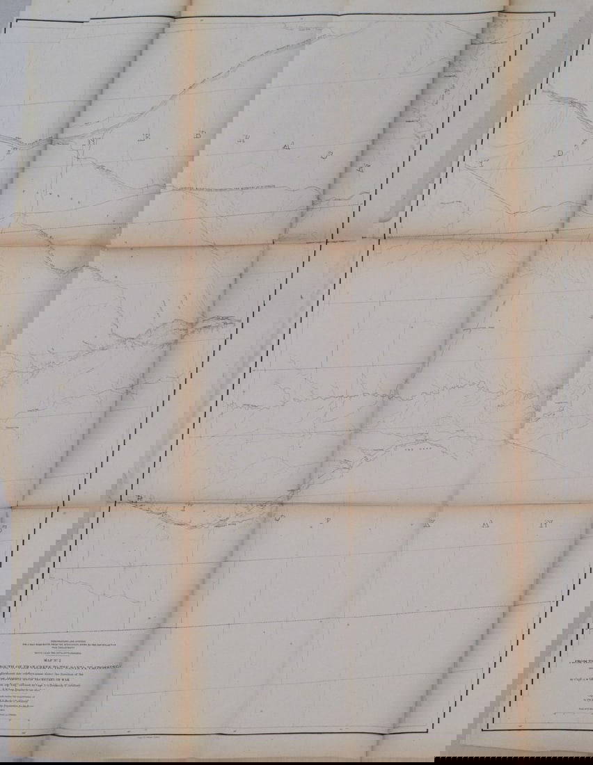 1855 Gunnison Map Of Kansas And Nebraska -- Map No. 2 - From The Mouth ...