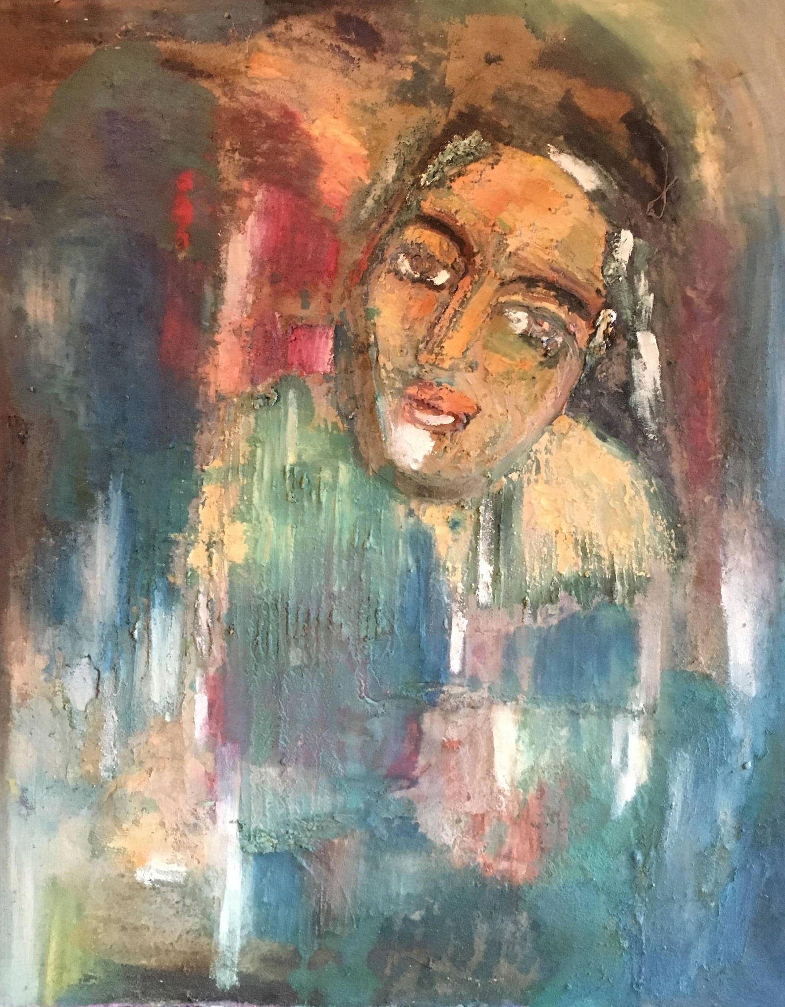 Elegant French Portrait, "le Depart" Large Size, Original Oil Painting ...