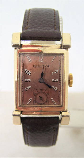 Vintage 10k Gf Bulova Winding Watch Cal.7ap 1940s Good Condition ...