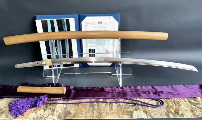 A Masterpiece Of Japanese Swordcraft High Level Sword Made By Master ...