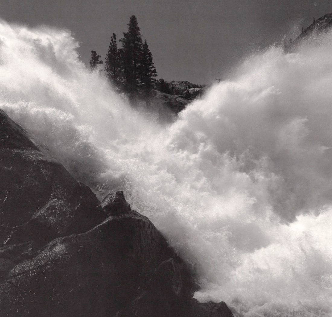 Ansel Adams - Waterwheel Falls, Yosemite, 1940 Auction