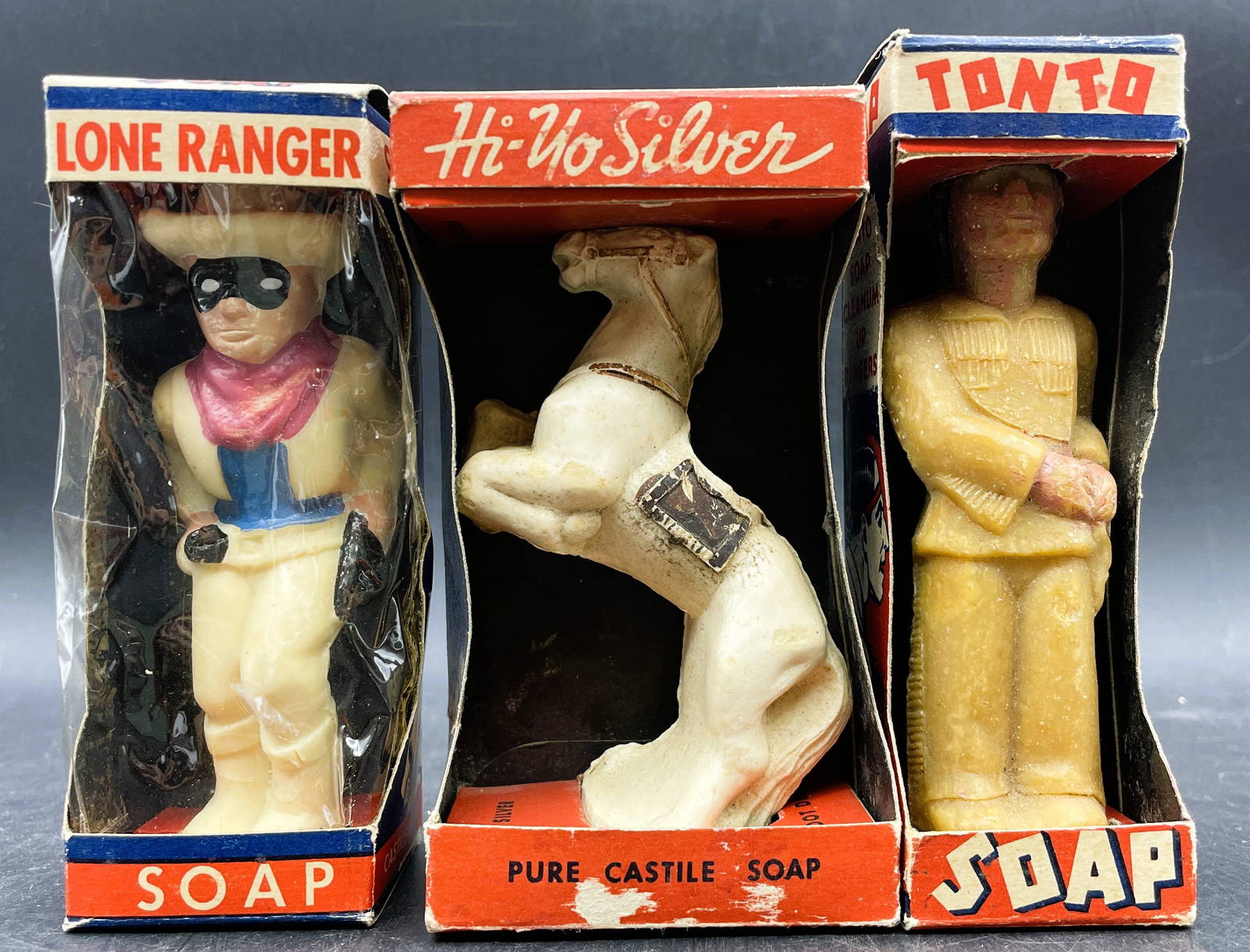 Rare Lone Ranger, Tonto & Silver Vintage Soaps In Original Boxes 1930's ...