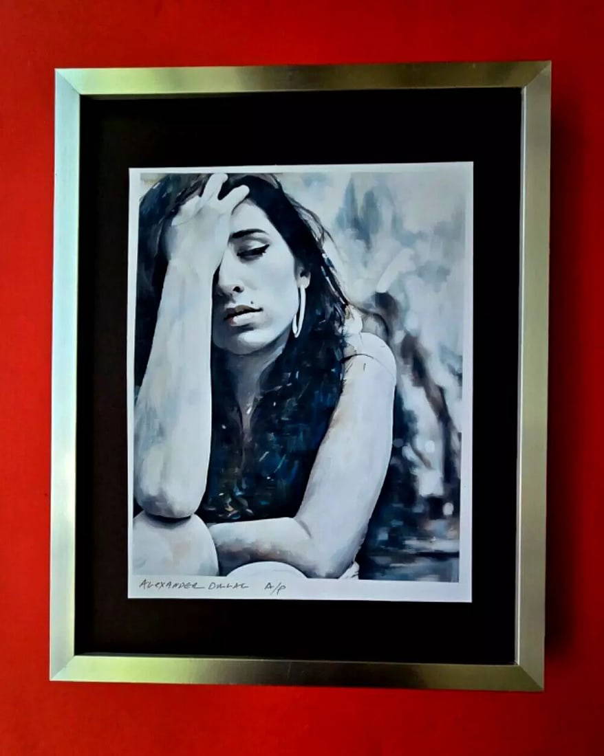 Alexander Dulac | Amy Winehouse Hand Signed Authentic Print Edition Of ...