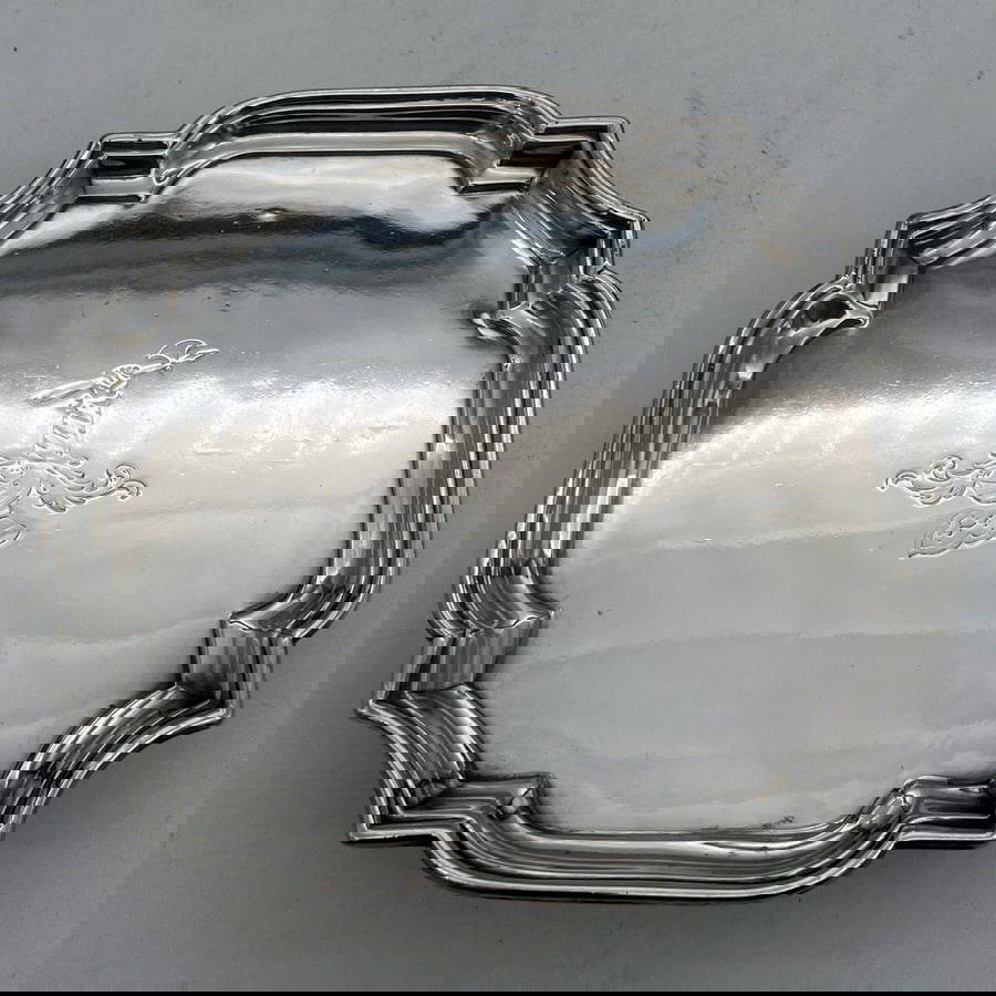 Early 18th Century Antique George Ii Silver Salver London 1730 John ...