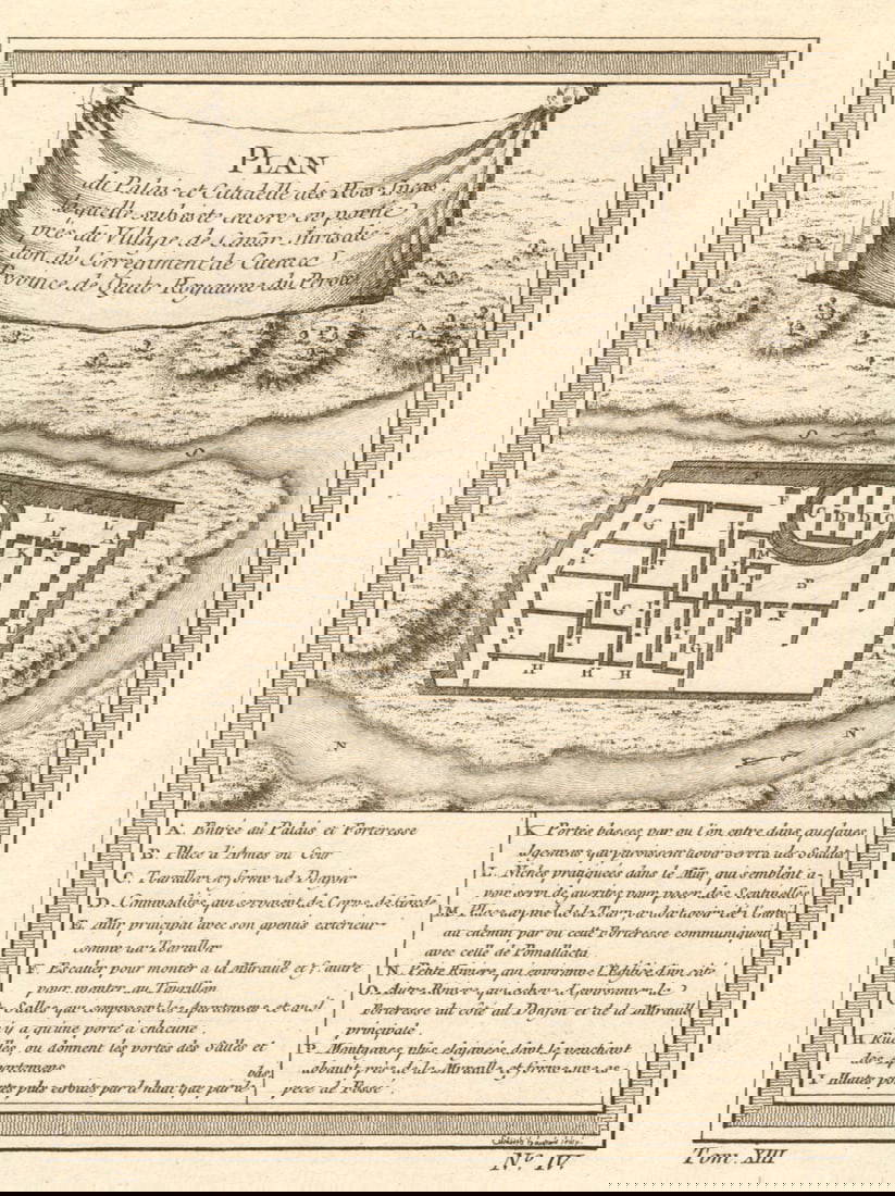 Palace & Citadel Of The Inca Kings, Ingapirca, Canar. Ecuador. Bellin ...