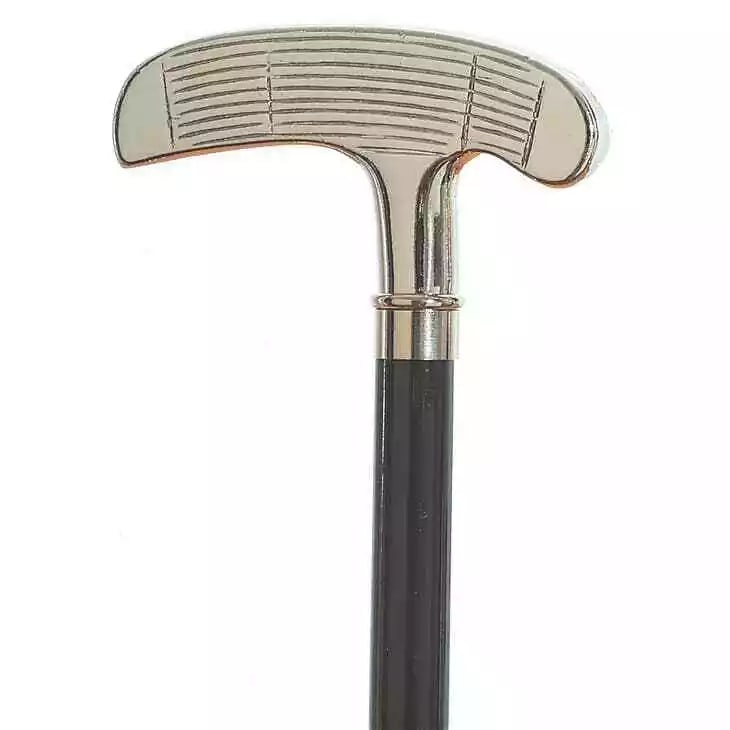 36" Nickel Brass Golf Putter Walking Stick Cane - Nov 19, 2024 ...