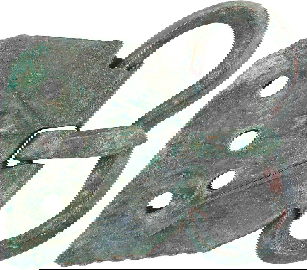 Rare Roman Belt Buckle From A Legionarie's Plate Armor, Lorica ...