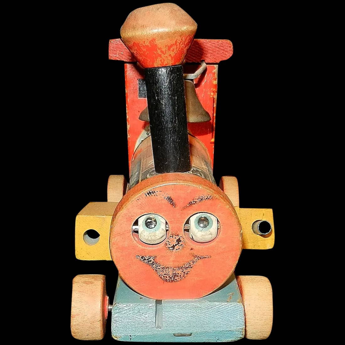 Buy Vintage Looky Chug-chug 161 Fisher Price Wood Toy Train Engine ...