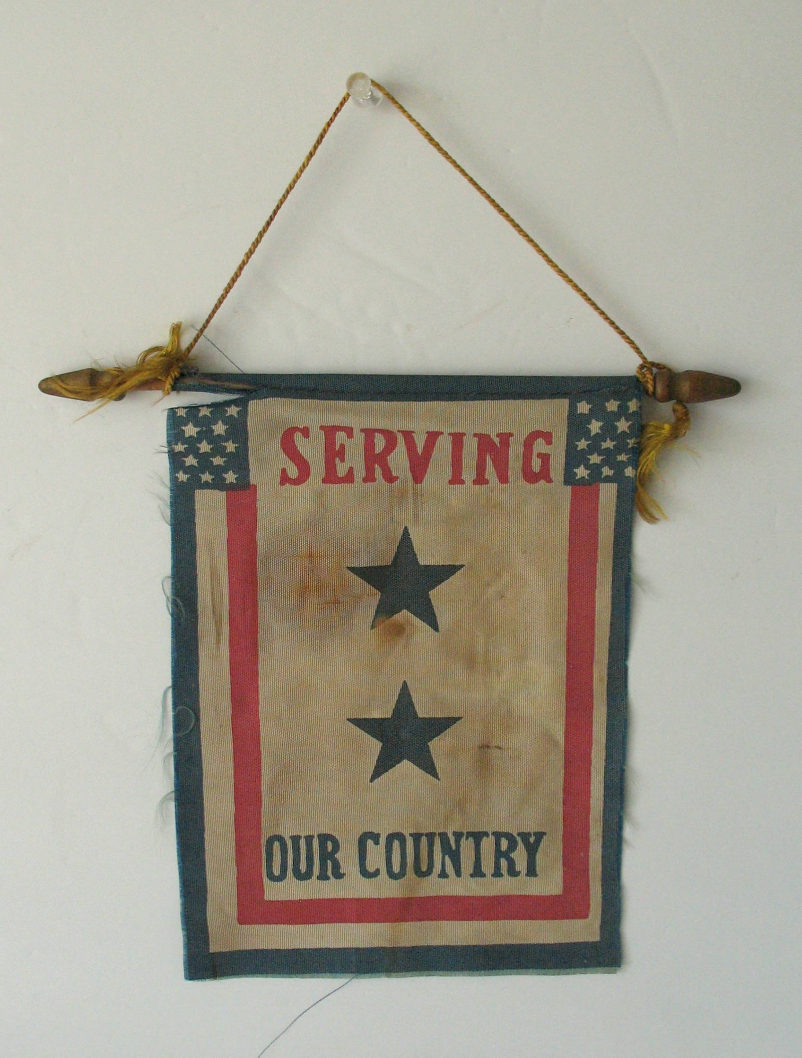Buy Antique Ww1 “sons In Service” Banner. | Jasper52 In Ny