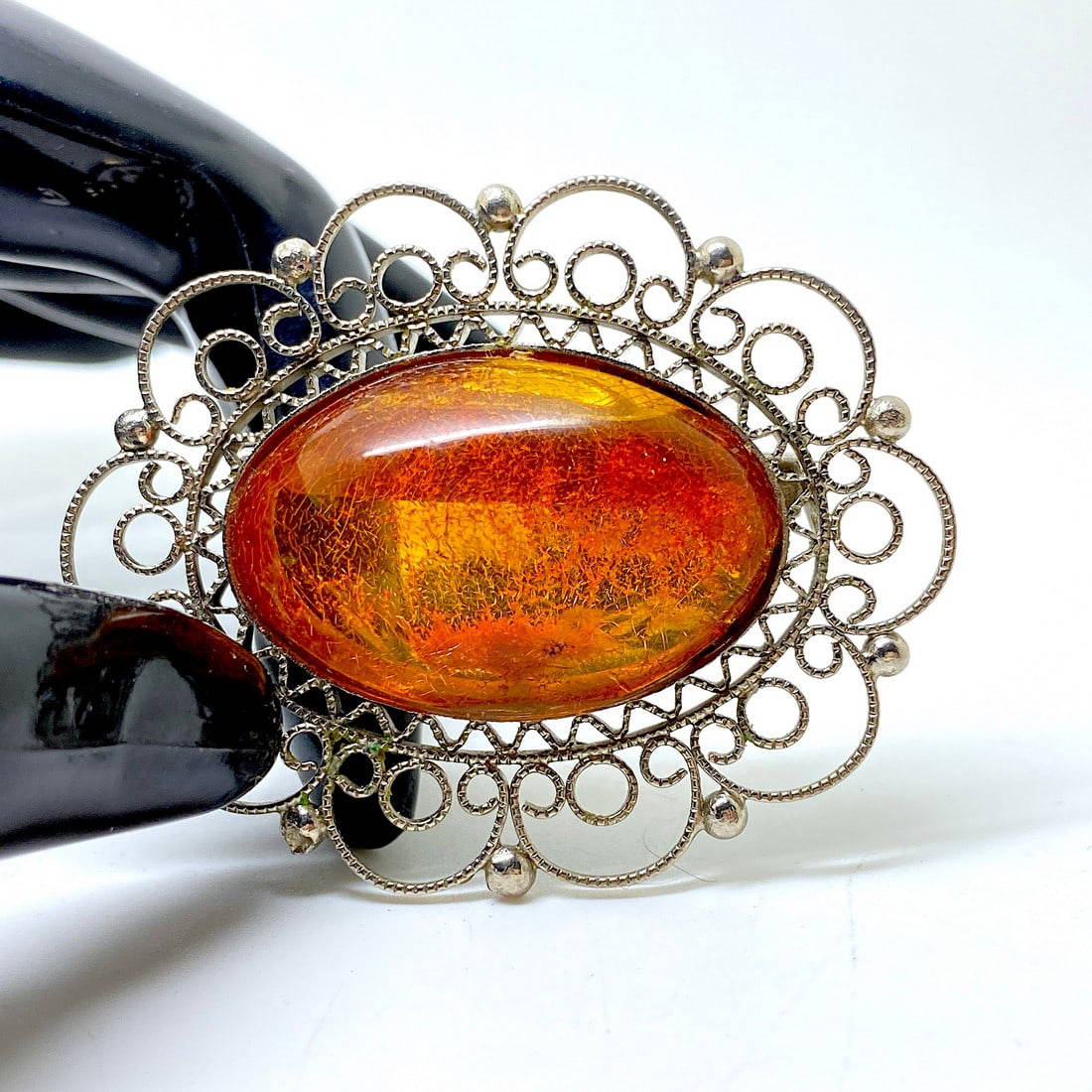 Incredible Vintage Amber Brooch Auction