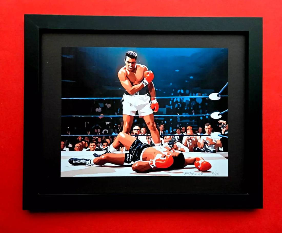 Alexander Dulac | Muhammad Ali Hand Signed Authentic Print Ed Of 10 Coa ...