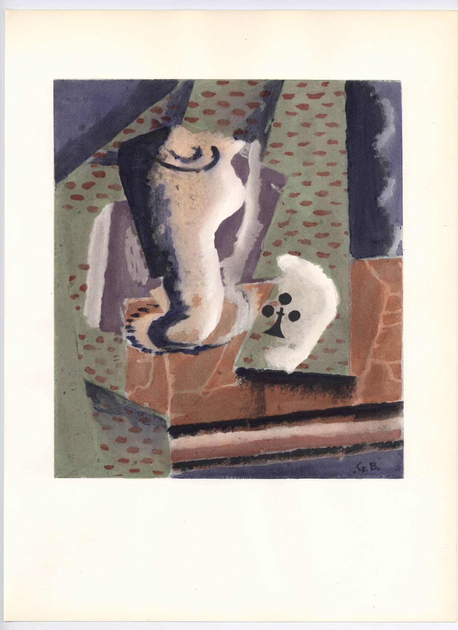 Buy Georges Braque Pochoir "verre Et L'as De Treffle" | Jasper52 In Ny