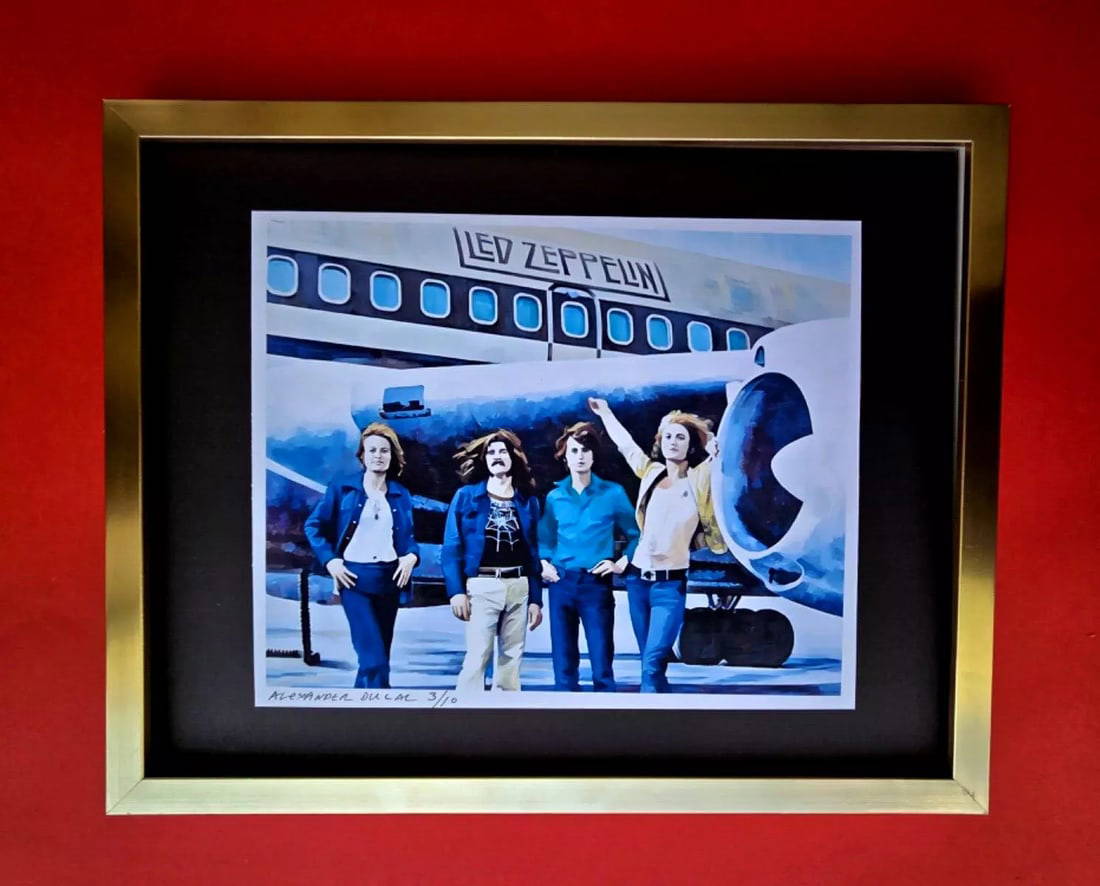 Alexander Dulac | Led Zeppelin Hand Signed Authentic Print Edition Of ...
