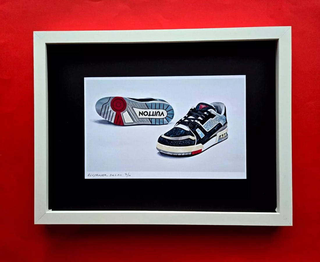 Alexander Dulac My Sneakers Louis Vuitton Hand Signed Authtic Print ...