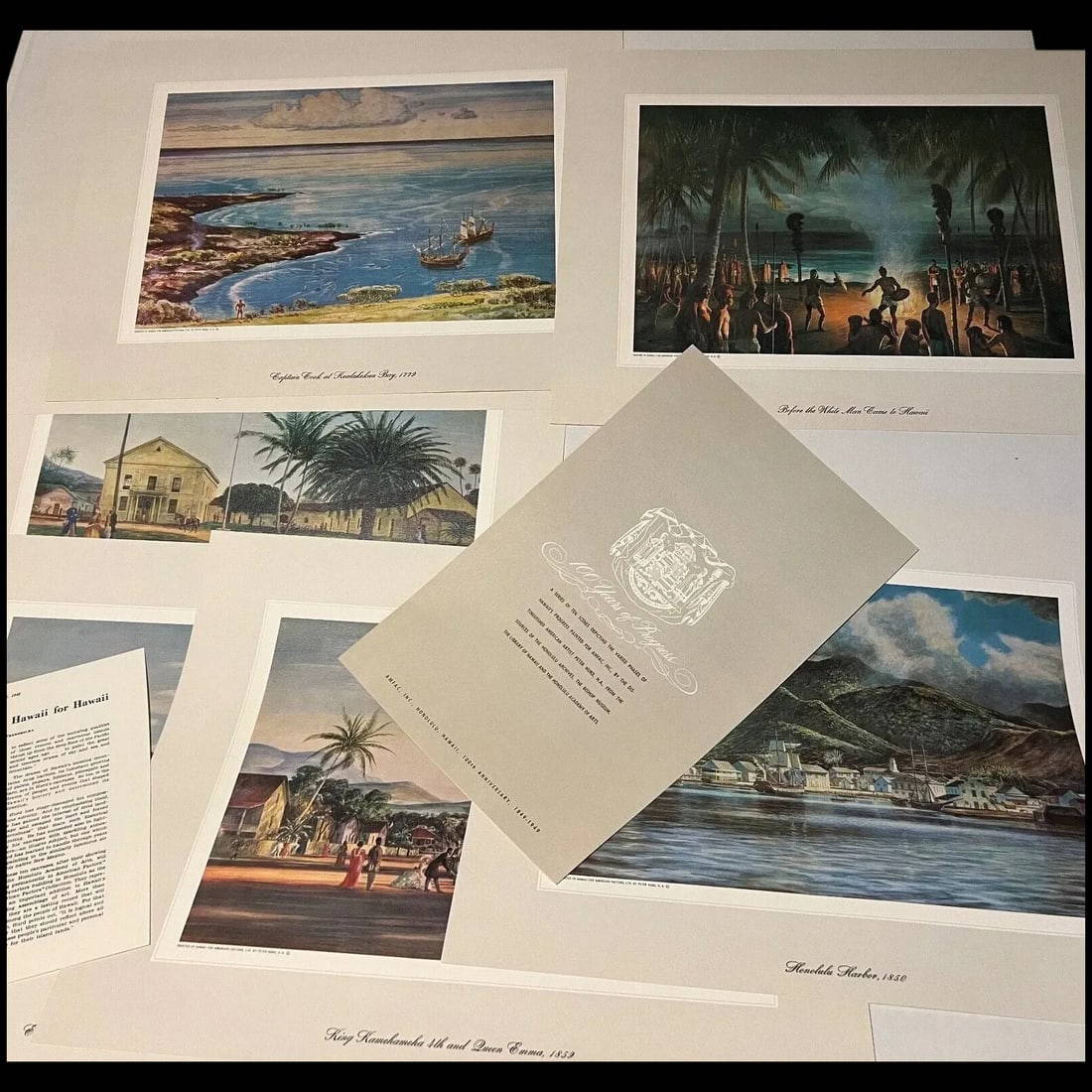 Vtg Peter Hurd Hawaiian Prints Lot Of 10 Artwork Pieces 100 Yrs. Of ...
