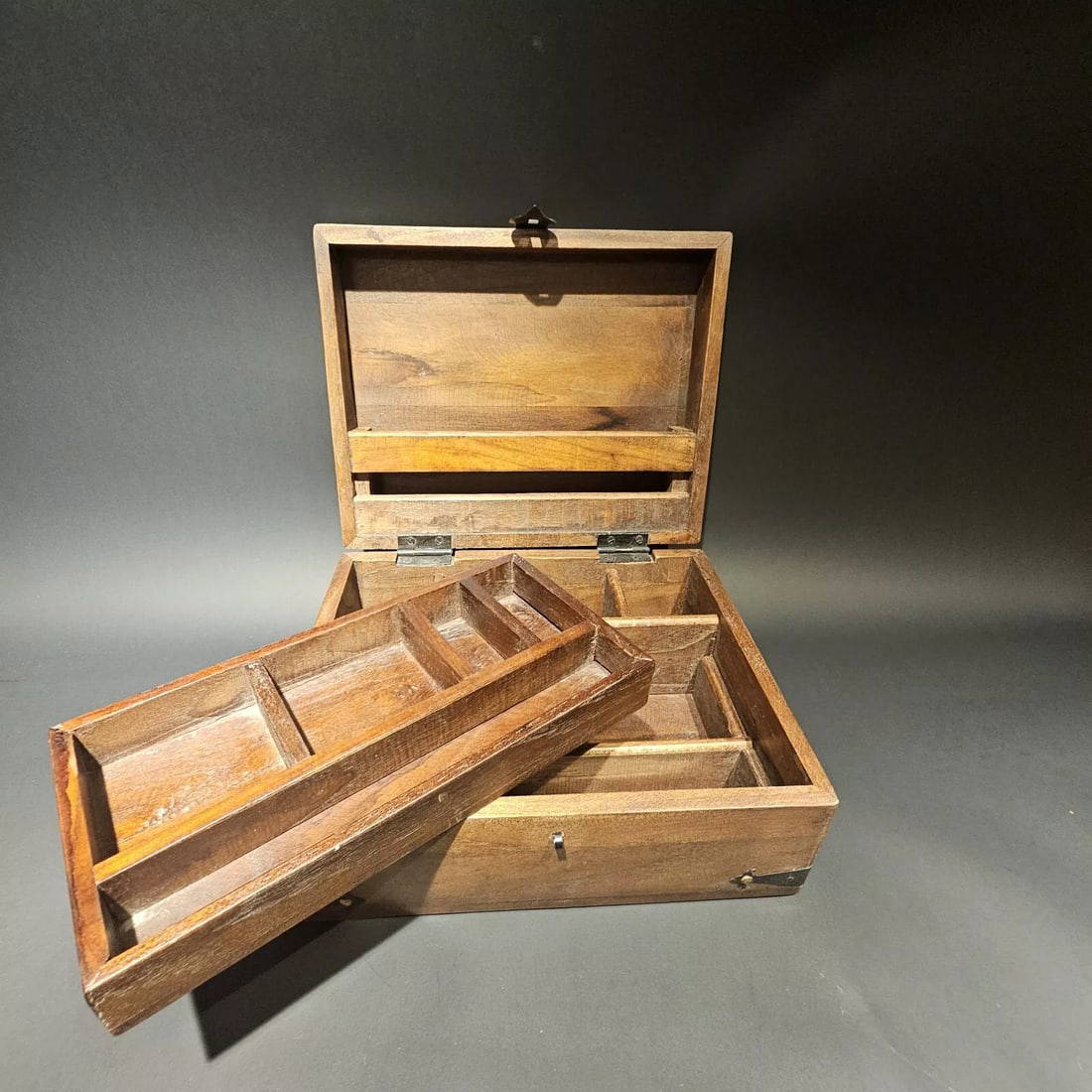 Travel Wood Writing Desk Box Auction