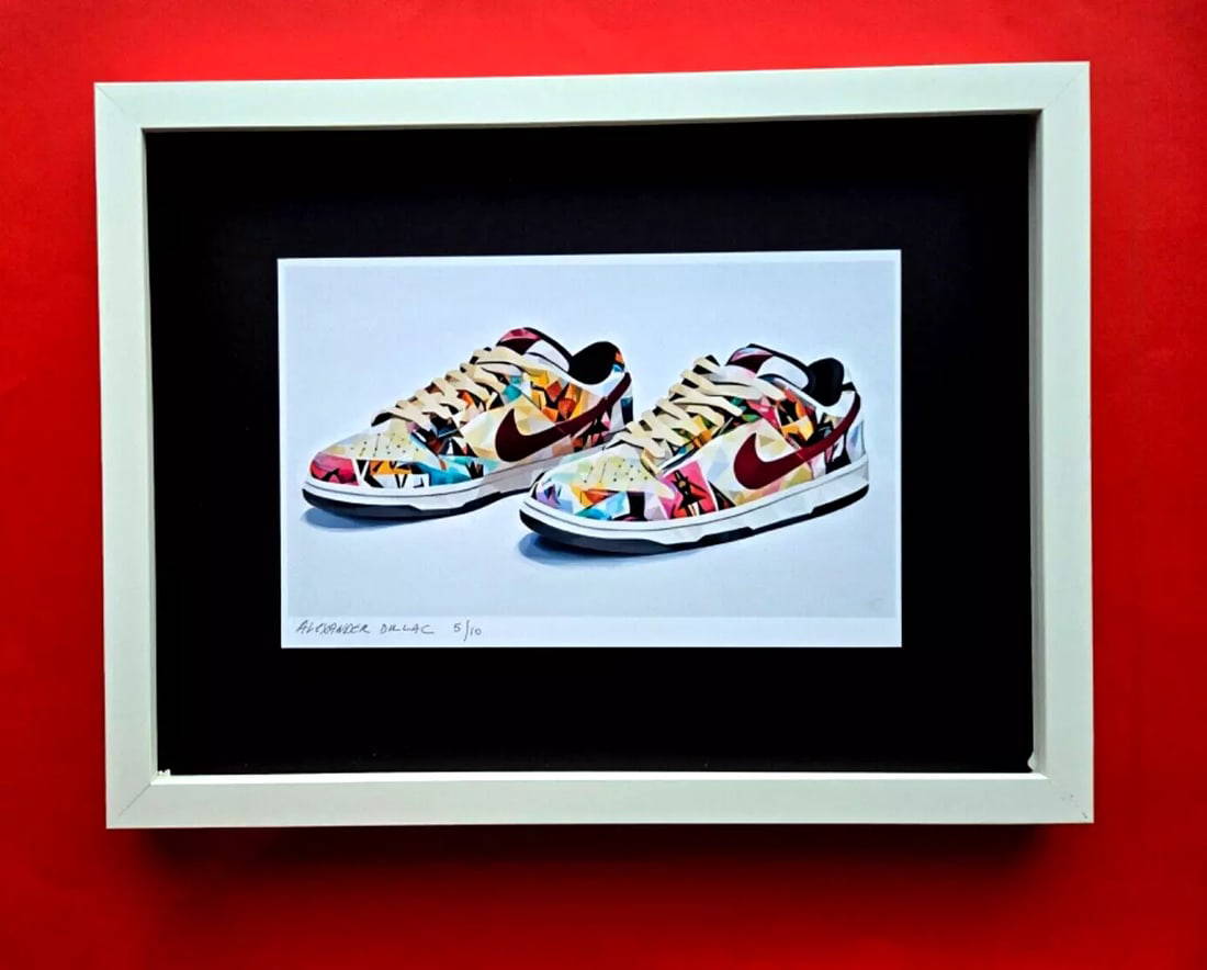 Alexander Dulac My Buffet Nike Sneakers Hand Signed Authentic Only 10 ...