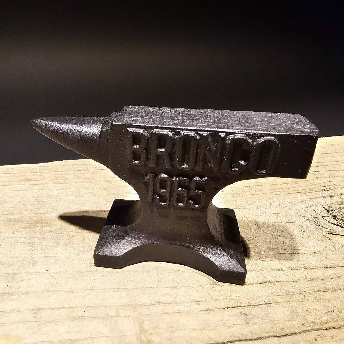 Cast Iron Bronco 1965 Miniature Anvil Auction
