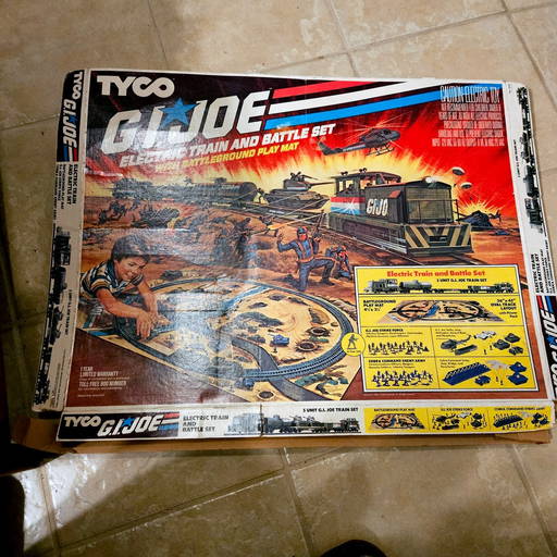 1983 Gi Joe Electric Train And Battle Set By Tyco